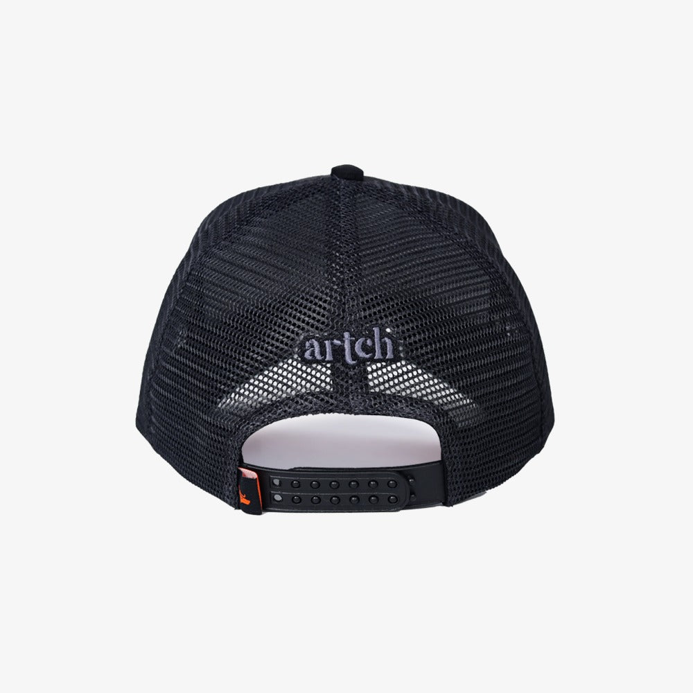 CAPS AND HATS - TRUCKER FULL BLACK – Artch Indonesia